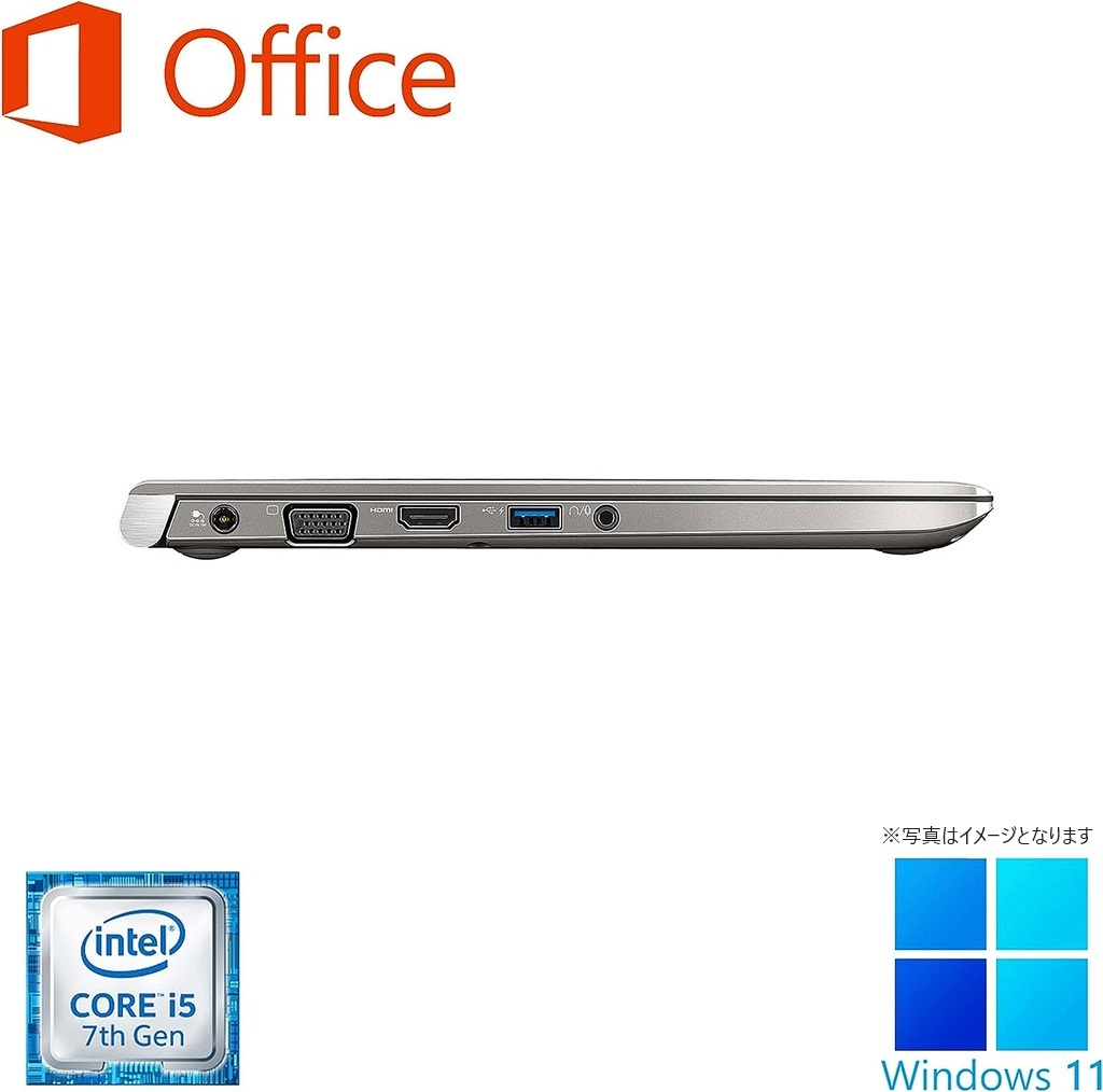 東芝 ノートPC R63 or R73/13型/Win 11 Pro/MS Office H&B 2019/Core i5-7300U